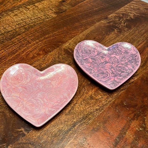 Holiday Home | Accents | Decorative Heart Plates | Poshmark